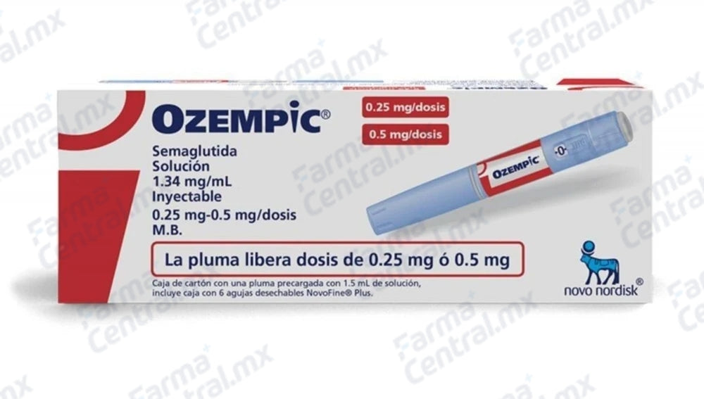 Ozempic Rojo 1.34mg solucion inyectable - Semaglutida - Farma Central