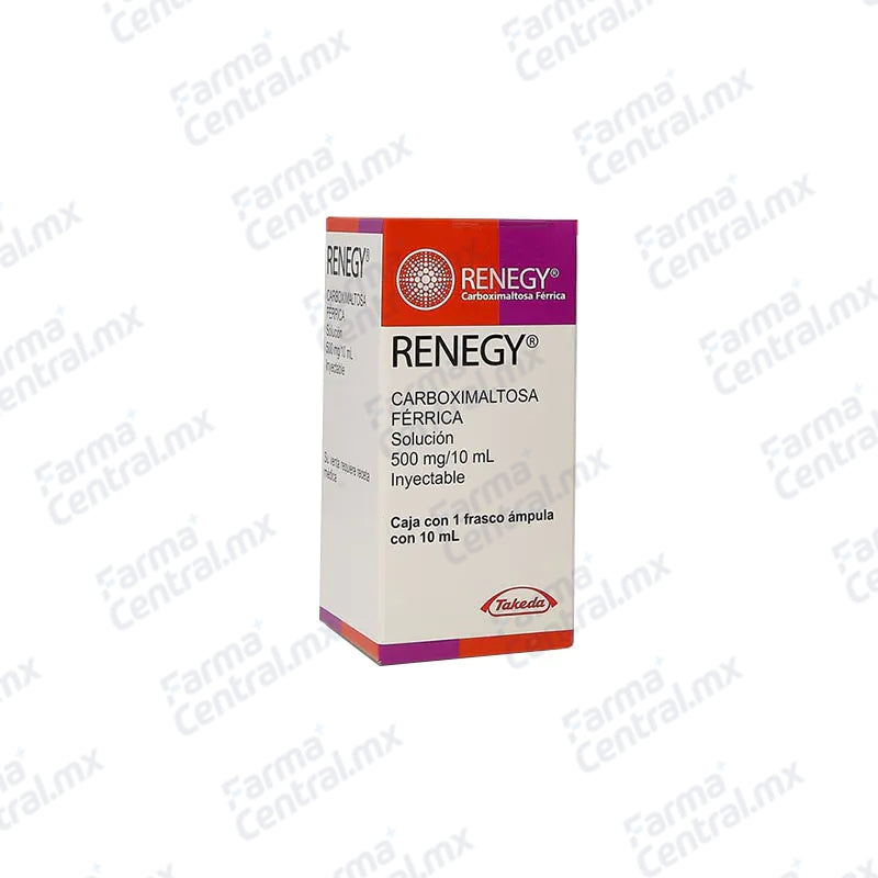 Renegy 500 mg solucion inyectable - Carboximaltosa Ferrica - Farma Central
